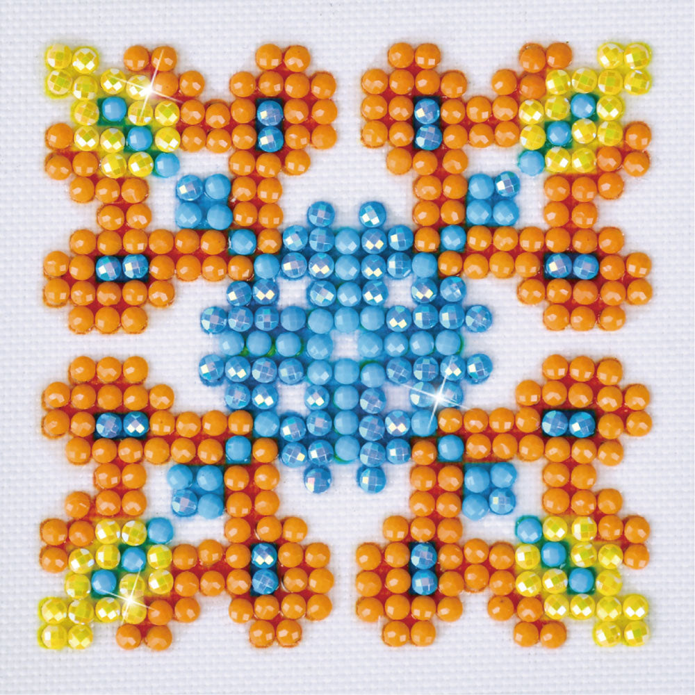 Diamond Dotz Complete Diamond Facet Art Kit Autumn Mandala - Orange ...