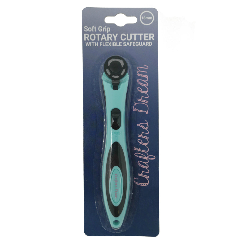Crafters Dream Softgrip Rotary Cutter 18mm Light Blue – The Quilted Bear