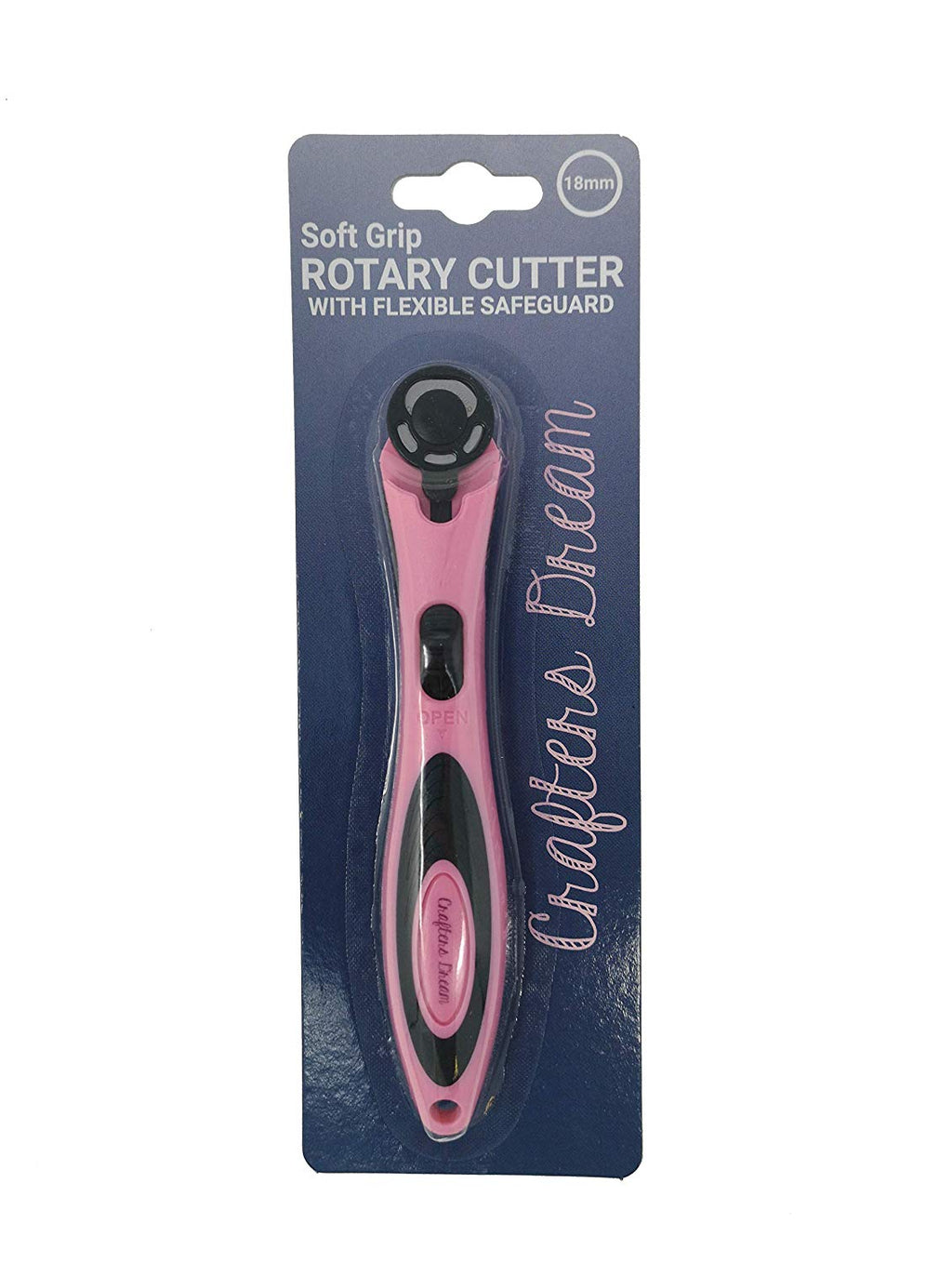 Crafters Dream Softgrip Rotary Cutter 18mm Pink – The Quilted Bear