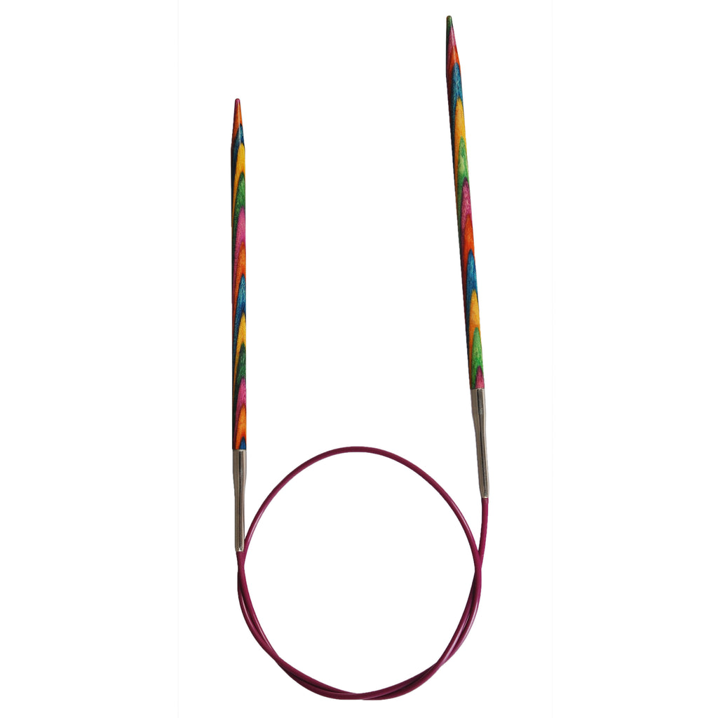Knit Pro Symfonie Fixed Circular Knitting Pins 80cm - Full range of si ...